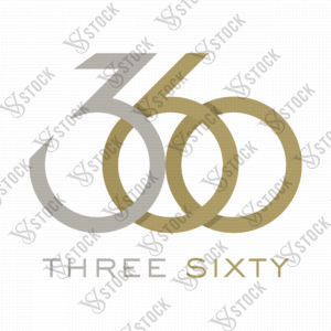 360 Three sixty logo - VSstock