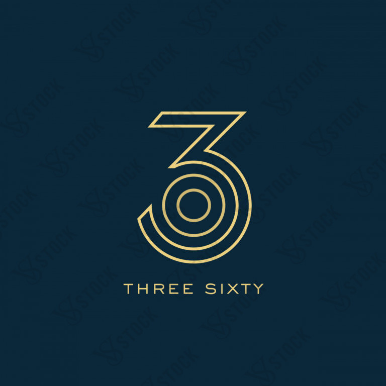 360 Three sixty logo - VSstock