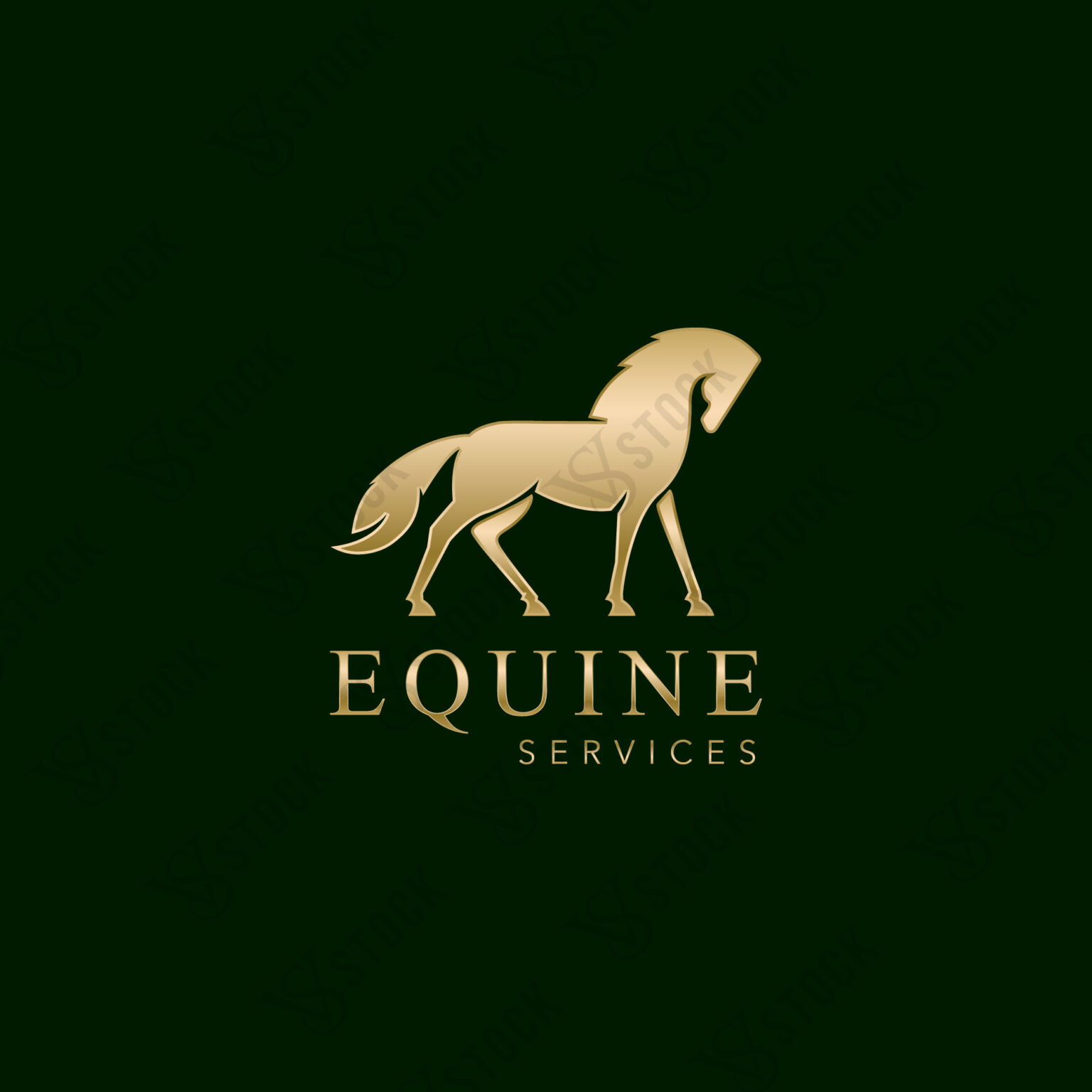 Horse Equine logo - VSstock